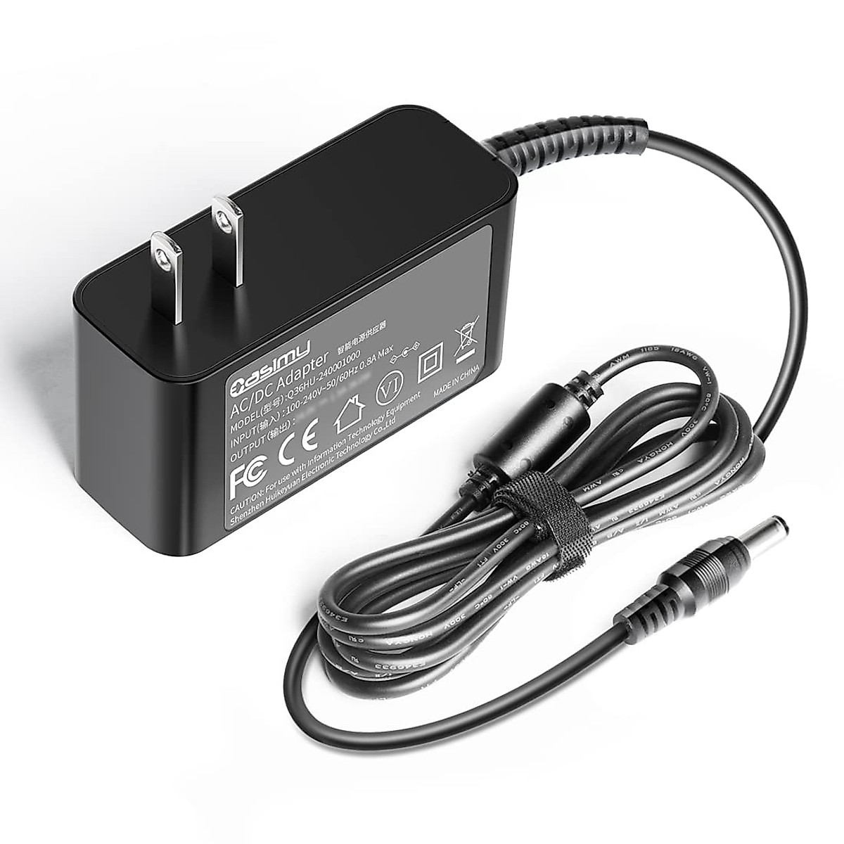 CASIMY 24V AC Adapter Compatible with Microsoft Wireless Xbox 360 WRW01 WRWO1 WRW02 WRWO2XBOX 360 X Box Racing Wheel Spare Force Feedback X809211-002 Replacement Switching Power Charger Supply Cord