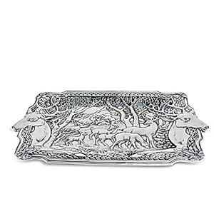 Arthur Court Elk Herd Oblong Serving Display Tray 25.5 inch x 15.5 inch