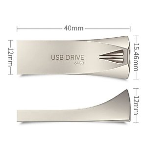 USB Flash Drive ,Memory Stick Thumb Drive Jump Drive External Storage for Desktops and Notebooks 64GB