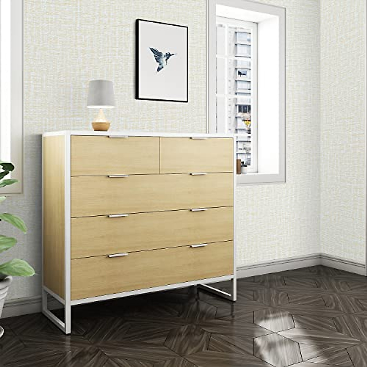 LOVADA Peel and Stick Wallpaper Beige Grass Cloth Wall Paper - 15.7 x 300 Inch Self Adhesive Wallpaper Peel and Stick, Easy to Paste Wall Contact Paper for Stand Liner, Table and Door Makeover Decor