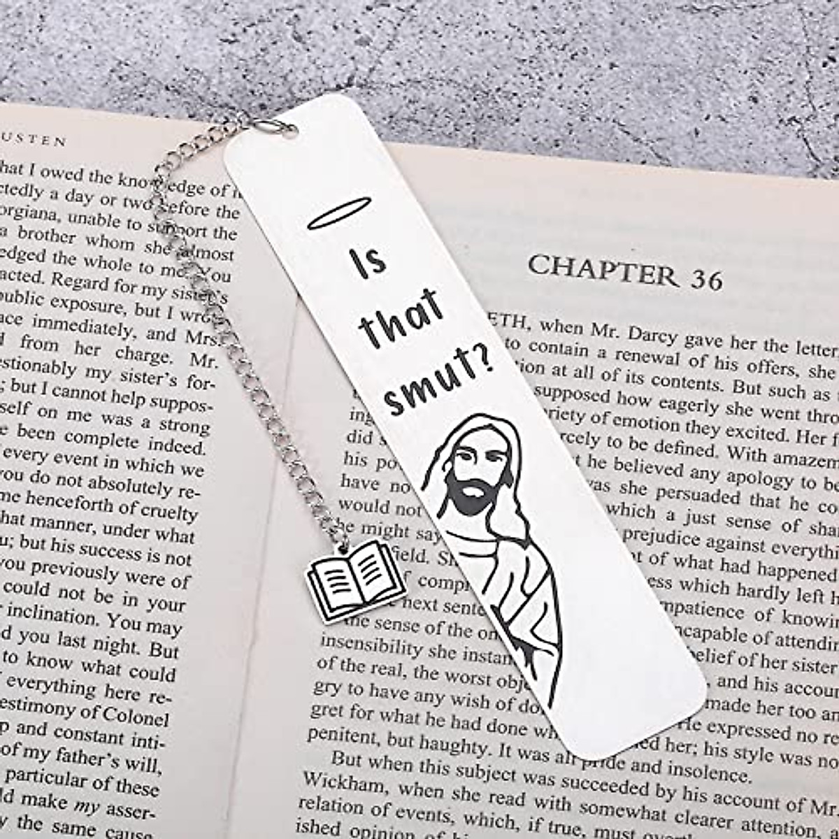 Funny Bookmark Gift for Men Woman Book Lover Best Friend Humor Peeking Jesus Book Marker Easter Christian Baptism Gift for Adults Teen Boys Girl Kids Birthday Graduation Christmas Gift Sister Her Him