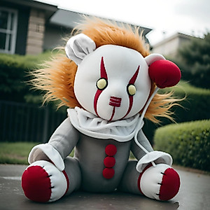 Verceco Cute Clown Doll Plush Toy 11 Inch Scary Clown Stuffed Animal Toys Christmas Birthday Gifts