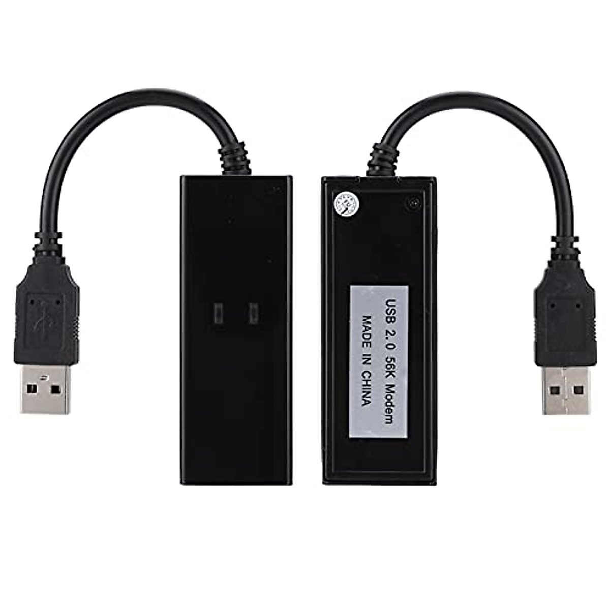 USB2.0 56K External Dial Up Fax Data Modem, V.92 Voice Fax Data Modem Dongle Adapter, for Windows 98, for Win SE, for Win 2000, for Win XP, for Win Vista, for Win 7