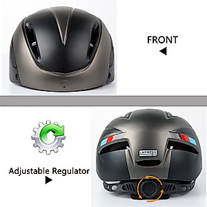 Shinmax Bike Helmet for Men Women, Bicycle Helmet with Detachable Magnetic Goggles for Adult Road Biking Mountain Cycling Helmet (BC-001)