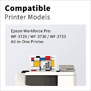 702XL LemeroUexpect Remanufactured Ink Cartridges Replacement for Epson 702XL 702 XL T702XL for Workforce Pro WF-3720 WF-3730 WF-3733 Printer Black Cyan Magenta Yellow, 5P