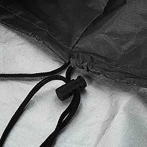 Sandboxes Sandpit Cover, Sandbox Cover With drawstring, Hexagonal Courtyard Multicolor Waterproof Children Toy Sand Pit Cover for Home Garden Outdoor Pool (black)