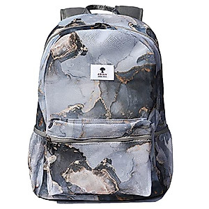 ESVAN Mesh Backpack Bag Clear Backpack Purse Travel Gym Casual Backpack