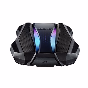 ADATA HD770G 2TB RGB USB 3.2 IP68 Waterproof Dropproof Dustproof External HDD Black (AHD770G-2TU32G1-CBK)