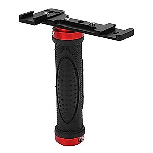 1/4 Inch Handheld Stabilizer Holder, Mini Handheld Camera Stabilizer Holder for LED Video Light for Smartphone for Action Camera