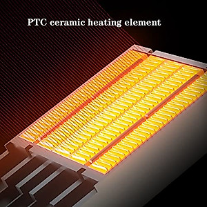 Outdoor Garden Heater Ceramic Space Heater, 1500W Oscillating Electric Heater with Adjustable Thermostat Remote, 7h-Timer, Tip-Over and Overheat Protection Patio Heater