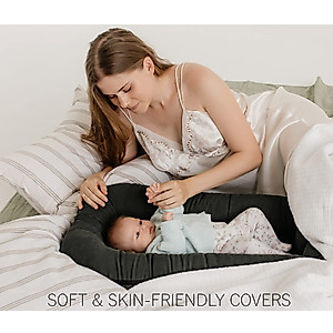 Lounger Cover by Sofia Amber – Cover ONLY for DockAToT and Sleepyhead Deluxe + Docks - Baby nest Sleep Pod Replacement Extra Cover - Emerald