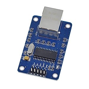 HiLetgo ENC28J60 ENC28J60-I/SO HR911105A Ethernet LAN Network Module SPI Interface 3.3V for Arduino AVR PIC LPC STM32