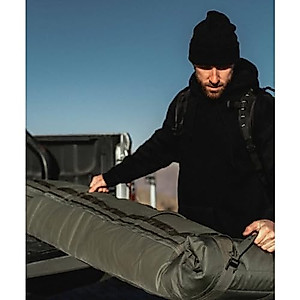 Db Journey Snow Roller Pro Bag - Ski & Snowboard Bag with Wheels, Adjustable Length, Fits Helmet & Skis or Snowboard, Padded, Hook Up System, 127L - Moss Green