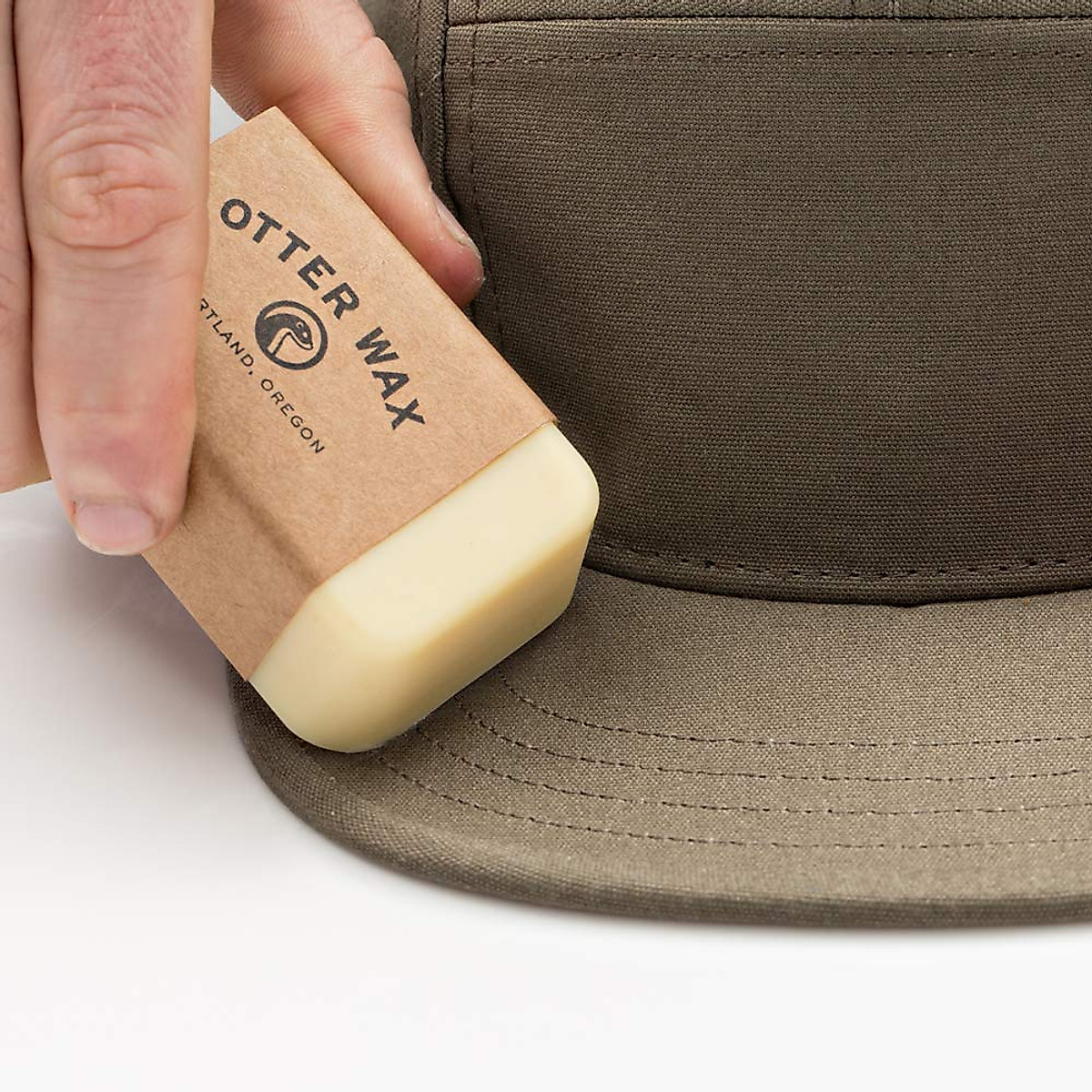 Otter Wax Fabric Wax Bar | Regular Bar | Durable Rain Protection | Made in the USA | Waterproof Canvas, Shoes, Hats, Jacket, Bags, Outdoor Gear, Clothing | All-Natural & Effective Beeswax Waterproofer