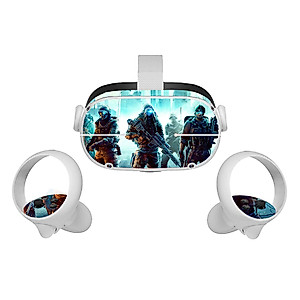 Spiner Game Vinyl Skin Sticker Decal Cover for Oculus Quest II Headset and Controllers