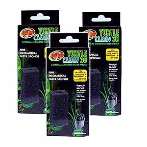 Zoo Med (3 Pack) 511 Mechanical Filter Sponge, Fine