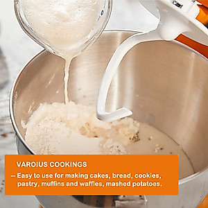 HYHWPH Stainless Steel Mixing Bowl Compatible with KitchenAid 5 QT Tilt-Head Stand Mixer, Food Grade 304 Dishwasher Safe Replacement Bowl