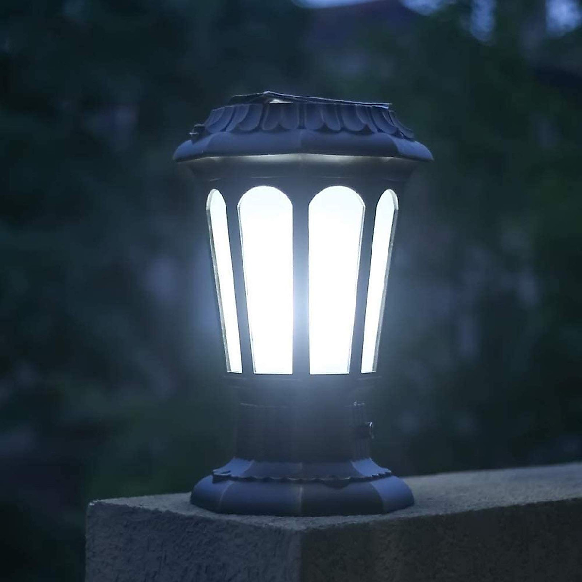 SMLZV Column Headlight,Waterproof Street Light,Die-cast Aluminum Material,Decking & Patio Lighting,Outdoor Lighting Accessories,for Home/Garden