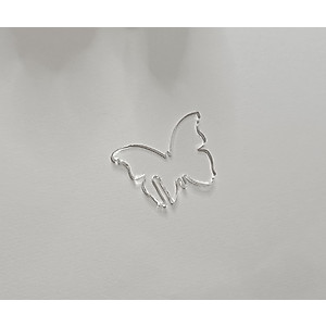 XIAOYUE 20pcs of Blank Butterfly Champagne Glass Markers,Blank Clear Acrylic Drink Marker, Wedding Favor, Blank Escort Card Rounds, Wine Glass Markers (Clear)