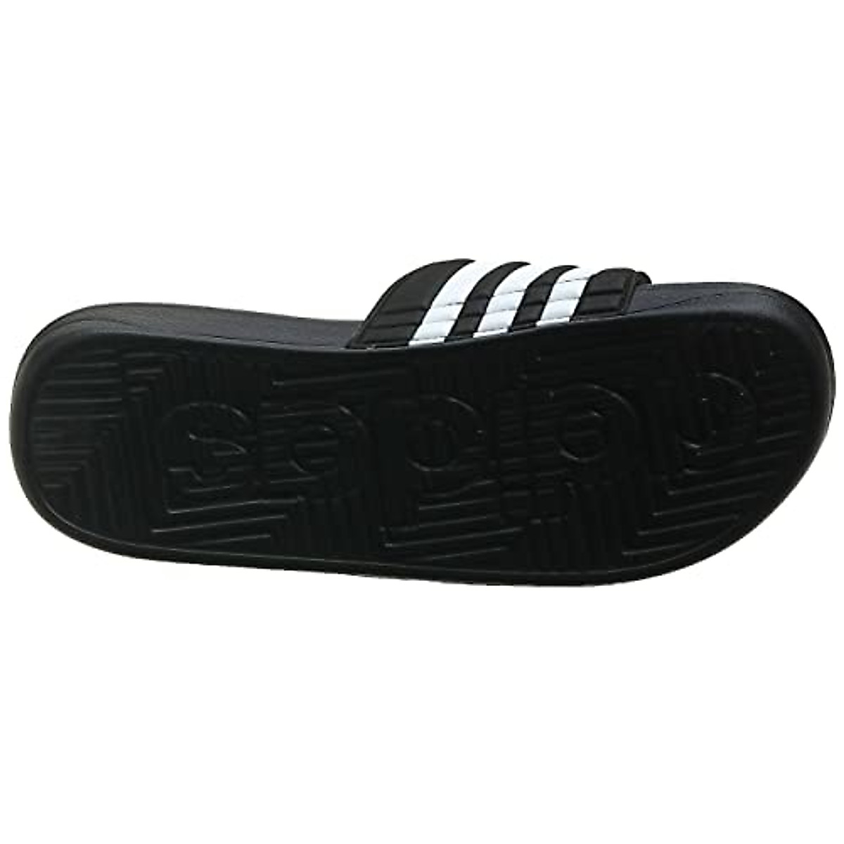 adidas Performance adissage Sandal, black/white/black, 11 M US
