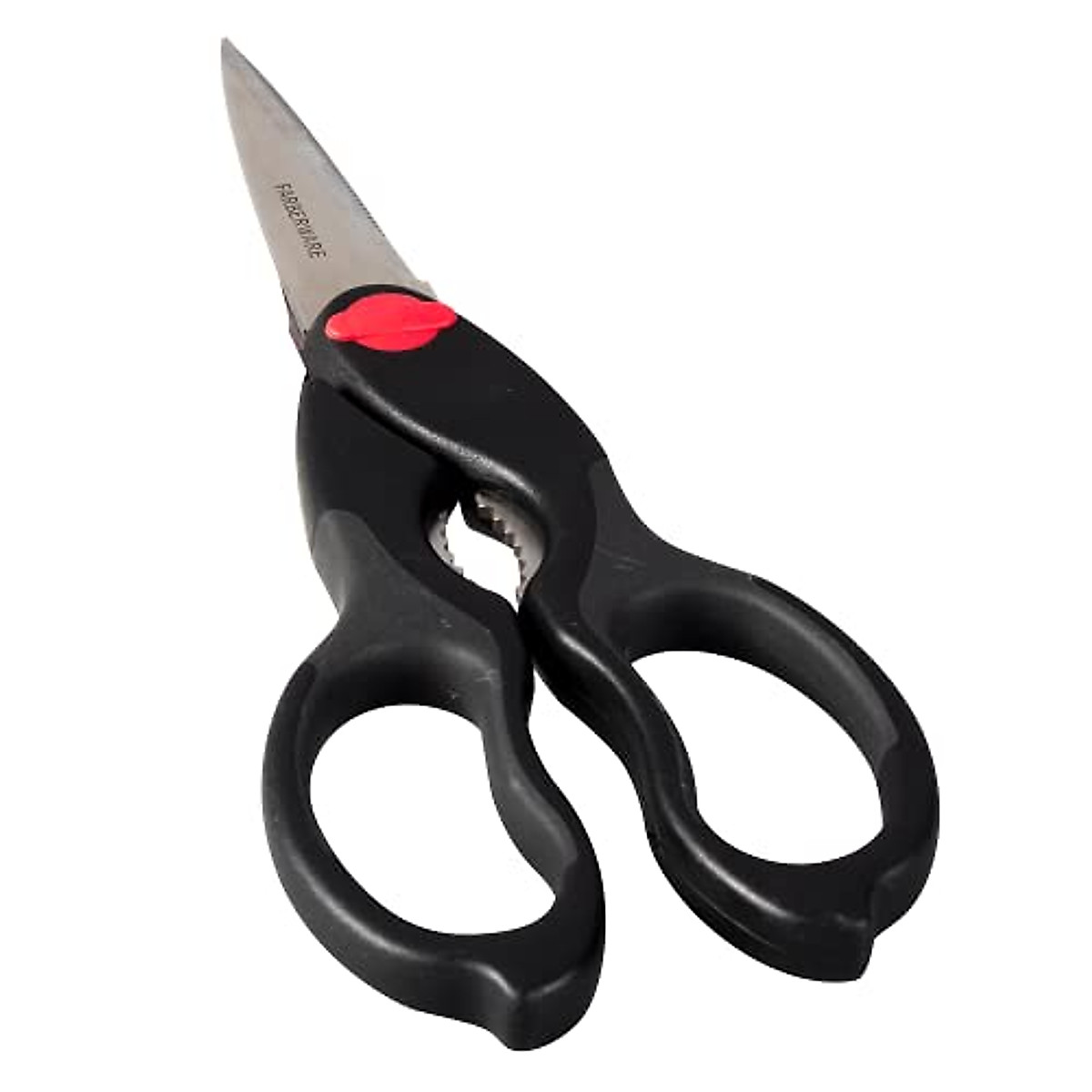 Farberware 5099683 Professional Heavy Duty Kitchen Shears Set with Blade Cover and Non-Slip Handles, Black