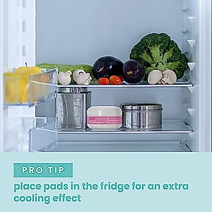 LaVie™ Hydrogel Nipple Pads for Breastfeeding - Nipple Cooling Gel Pads for Breastfeeding, Hydrogel Pads for Sore Nipple Relief Breastfeeding - Aloe Vera Infused Nipple Gel Soothing Pads -