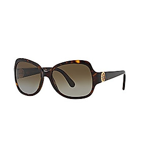 Tory Burch Women's 0TY7059 Sunglasses, Dark Tortoise