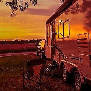 RecPro RV Window | 30" W x 24" H | Teardrop Style Horizontal Slide | RV Window Replacement (1 Window, No Trim Kit) | Made in USA