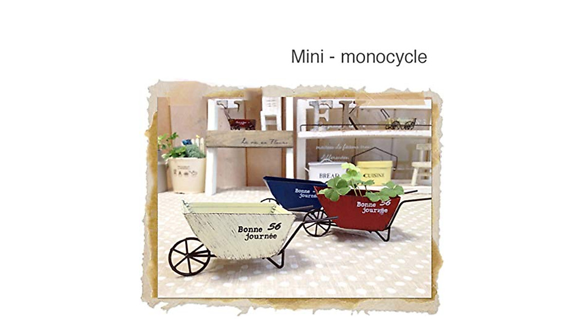 Hemoton Mini Wheelbarrow Planter - Modern Home Decor