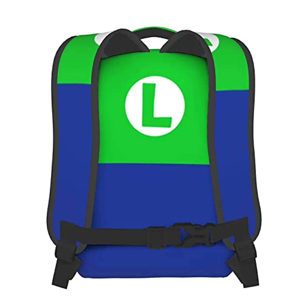 Plumber Game Backpack For Youth (16.5 In), Teeng Shcool Bags Travel Backpack, Classic Lightweight Bookbag, Green and Blue 2