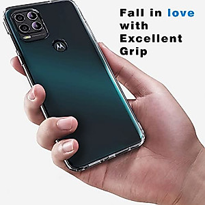 for Moto G Stylus 5G Case Clear (2021) Slim Thin Soft Skin Flexible TPU Scratch Resistant Silicone Gel Shockproof Protective Cases Cover for Motorola G Stylus 5G 2021 (Clear)