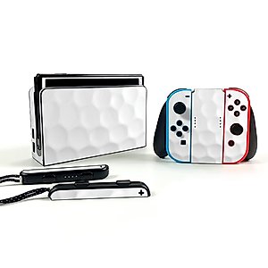 MightySkins Skin Compatible with Nintendo Switch OLED - Golf | Protective, Durable, and Unique Vinyl Decal wrap Cover | Easy to Apply, Remove, and Change Styles | Made in The USA
