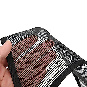 Reptile Hammocks, 2pcs Triangular Bearded Dragon Hammock Soft Breathable Hanging Hammock Net with Suction Cup for Large & Small Geckos, Chameleon or Lizards(M)