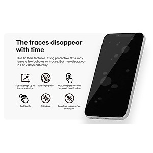 EASY POSITION Screen Protector Film (3-Pack) for iPhone 13 mini, [Matte] Anti Glare, Perfect Touch, Easy Installation with Guide tool