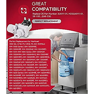 Replacement for Hoshizaki 3U0111-01 Water Valve, 120V, 60HZ, w/Mounting Nuts, J248-030