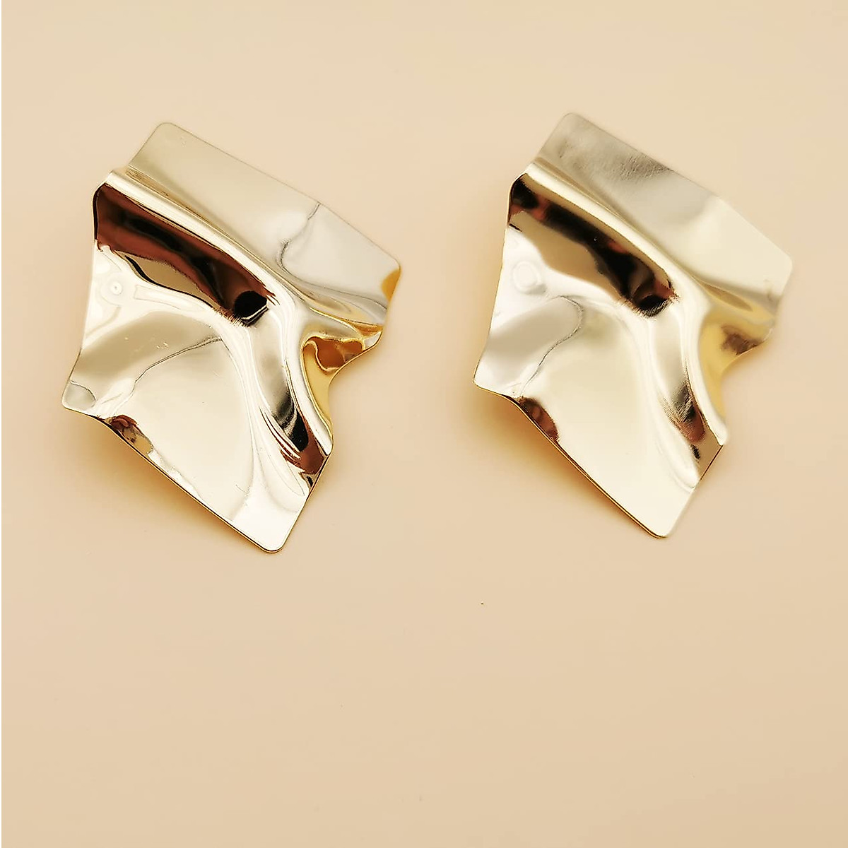 Seaberila 9 Pairs Statement Drop Dangle Earrings Gold Stud Earrings for Women Acrylic Earrings