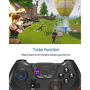 Switch Controller, Wireless Pro Controller for Switch/Switch Lite/Switch OLED, Switch Remote Gamepad with Joystick, Adjustable Turbo Vibration, Ergonomic Non-Slip