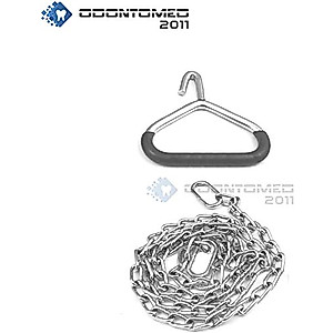 OdontoMed2011 OB Calf Pulling Chain 60" Length with Handle Veterinary Instruments ODM