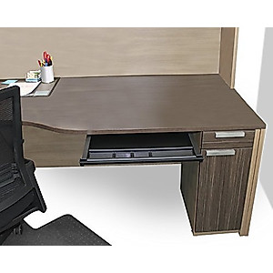 Qline Underdesk Pencil Drawer Organizer Tray 23" W Slide Out Ball Bearing Slides