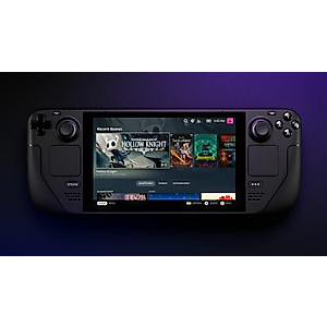 Valve Steam Deck 512Gb Handheld Video Gaming Computer Console - Fastest Storage, Premium Anti-Glare Glass, With Exclusive Carrying Case, Steam Community Profile Bundle, And Virtual Keyboard Theme