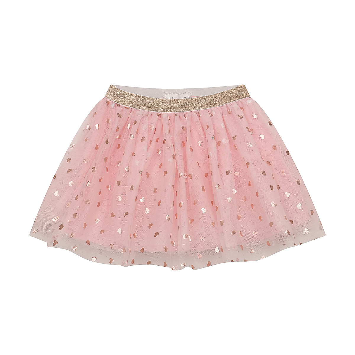 BTween Little Girls 4pc wardrobe pack, Long Sleeve top, Short sleeve top, Tutu skirt, legging