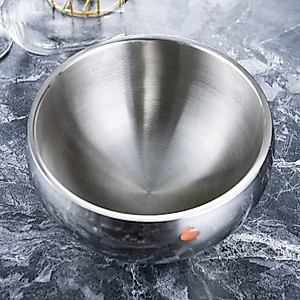 Spherical Ice Bucket With Lid Double Insulation Stainless Steel Metal Beverage Bucket, Beer, Wine, Champagne, Bar Ice Bucket, Home Kitchen Bucket Restaurant Bar Tableware Accessories