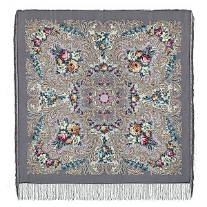 Women's scarves Woolen Shawl Natural Pavlovo Posad Ladies Fashion Russia