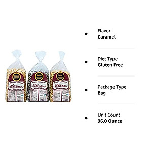 Amish Country Popcorn | 3-2 lb Bags | 2 lbs Mushroom - 2 lbs Extra Large Caramel Type - 2 lbs Blue Popcorn Kernels | Old Fashioned, Non-GMO and Gluten Free (3-2 lb Bags)