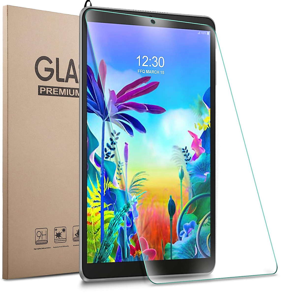 Gylint LG G Pad 5 10.1 Screen Protector Glass - Tempered Glass 9H Hardness Scratch Resistant Bubble Free Tempered Glass Screen Protector for LG G Pad 5 10.1 Inches Tablet 2019, Model:LM-T600L, T600L