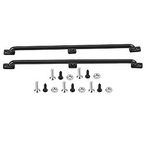 Dilwe RC Car Shell Handrail, Body Shell Left/Right Metal Handrail for 1/10 Scale RC Crawler Car(6.10inch)