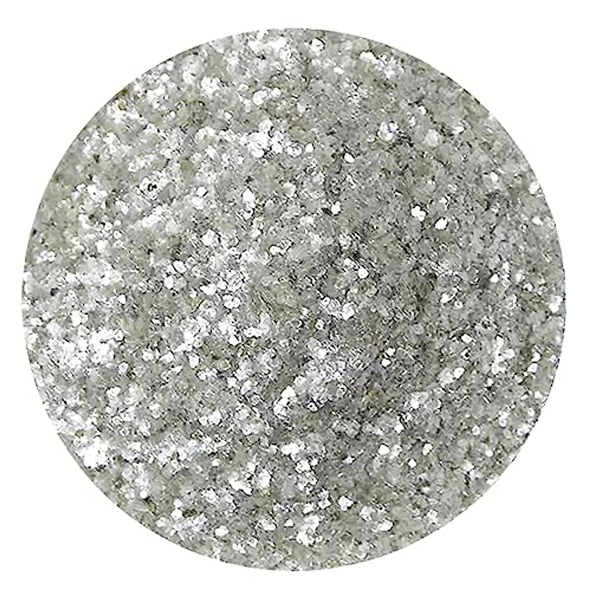 Natural Colored Mica Flakes,Gilding Flakes,Mica Flakes Glitter,Mica Flakes Leaf,Chunky Glitter Irregular Chips for Nail Arts Epoxy Resin Crafts Jewelry Making 2-4mm 120g (Pure White)