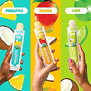 DeeBee's Organics Non-Dairy Gelato Pops, Creamy Freezer Pops made with Coconut Milk, No Refined Sugar, No Artificial Flavors or Colors (Pack of 20)