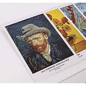 OUSBA Van Gogh Art Postcards - 30PCS Art Gift Invitation Post Cards Set Famous Painting Starry Night Sunflowers Famous Paintings Postcards for Chidren, Friends,Family, MXP01