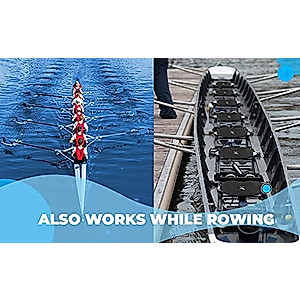 2K Fit Rowing Machine Seat Cushion (Model 3) for The Concept 2 Rowing Machine with Custom Gel That Fits The Concept 2 Rower, WaterRower Pad, Crew Boat, Sculling, Kayak, and Canoe